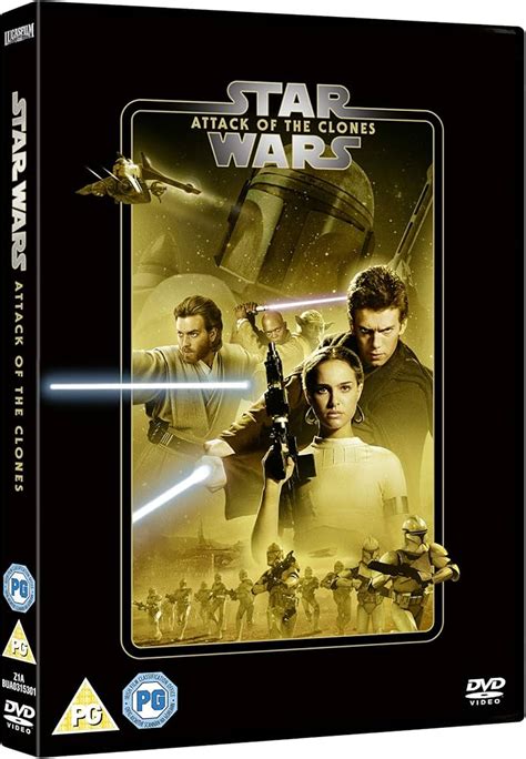 Attack Of The Clones Dvd Star Wars Episode Ii Attack Of The Clones