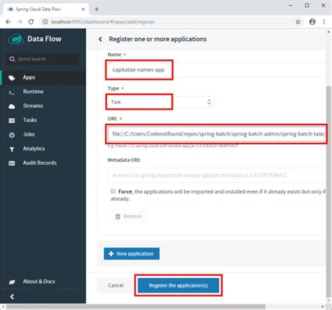 Spring Batch Admin Example CodeNotFound