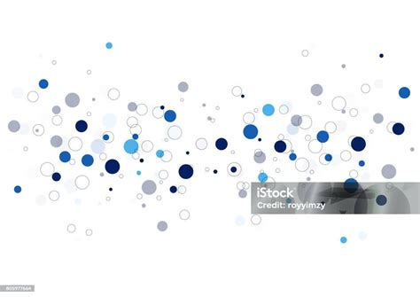 거품 점 파란색 밝은 연결 배경 일주 벡터 일러스트 레이 션 기하 도형에 대한 스톡 벡터 아트 및 기타 이미지 기하 도형