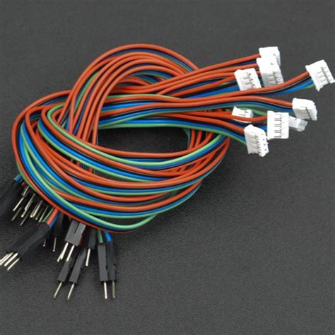 Gravity 4pin Ph20 To Dupont Male Connector I2c Uart Cable Pack 30cm แท้จาก Dfrobot