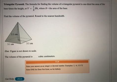Volume Formula For Triangular Pyramid