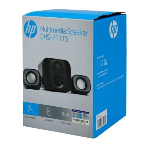 Hp Dhs S Stereo Multimedia Speaker Speakers Headset Webcam Powerhousepc