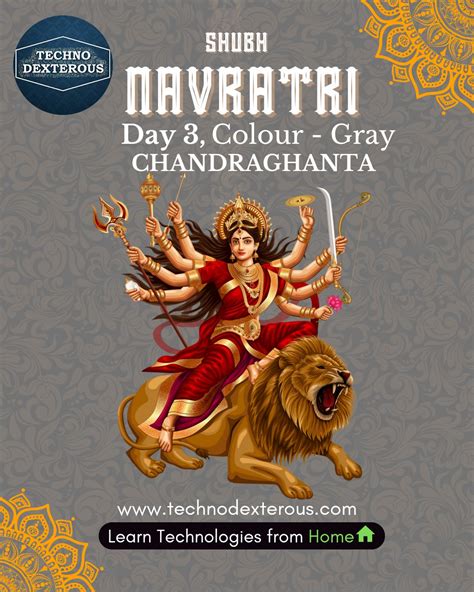 Technodexterous On Linkedin Happy 3rd Day Of Navratri May Goddess