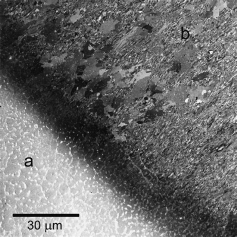 Microstructure Of Ufg Cu A As Inserted Oxidized Area B In Situ