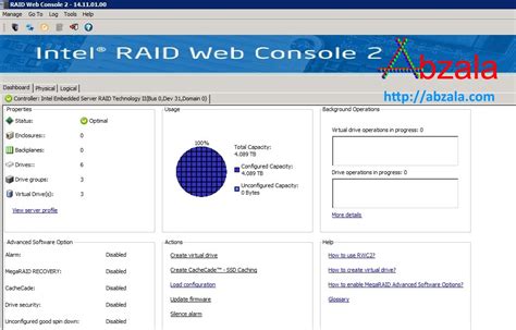 Настройка оповещений в raid web console 2