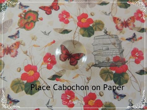 Cards And Crafts Glass Cabochon Tutorial