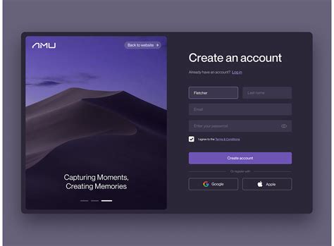 Login And Sign Up Dark Mode Uiux Design By Usman A On Dribbble