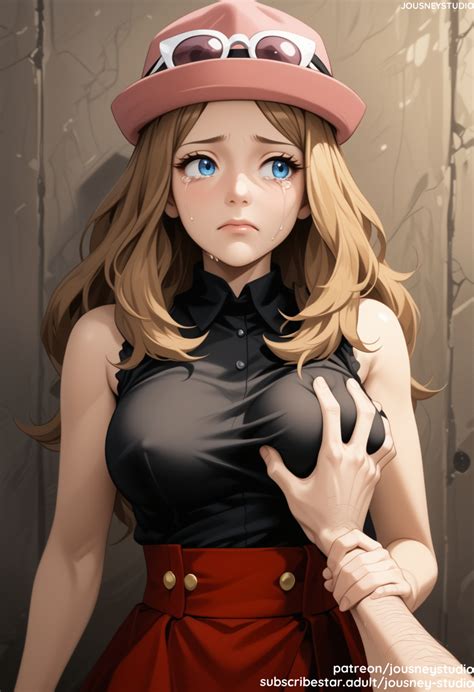 Rule 34 - 1boy ai generated artist name bangs bare arms bare shoulders black shirt blonde hair ...