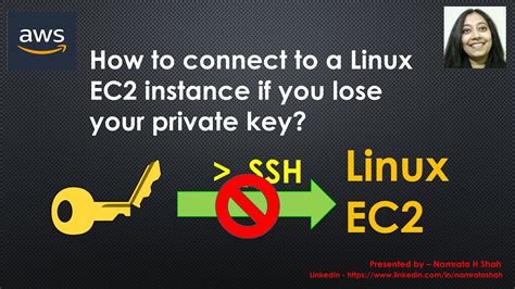 How To Connect To A Linux EC Instance If You Lose Your Private Key YouTube
