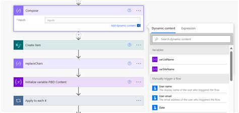 solved get item no dynamic content power platform community