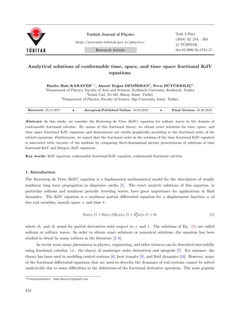 Pdf Analytical Solutions Of Conformable Time Space And Time Space