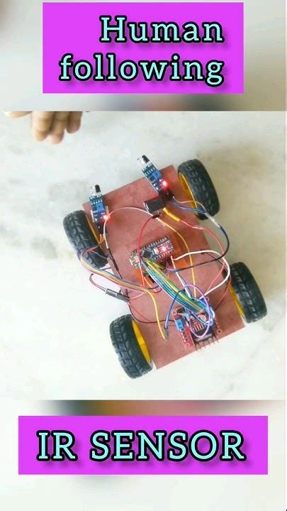 How To Make Diy Arduino Human Following Robotdiy Arduino Projectsir