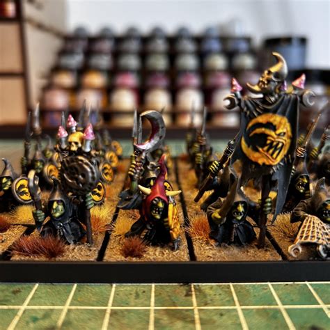 First Block Of 30 Night Goblins Completed R Orcs And Goblins