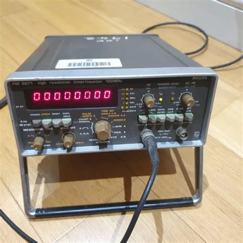 Vintage Philips Pm 6671 High Resolution Timer Counter £35 56 Picclick Uk
