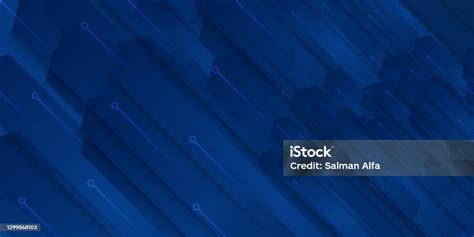 벡터 배너 디자인 진한 파란색 배경에 라인 패턴그림 기술 현대 하이테크 디지털 기술 개념 추상적인 인터넷 통신 미래 과학 테크노 디자인 0명에 대한 스톡 벡터 아트 및 기타