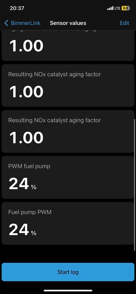 What Do These Sensor Values Mean Rbmwtech