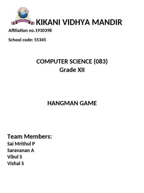 Grade 12 Cs Project 2nd Final Pdf Control Flow Databases