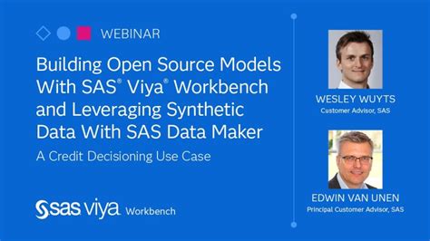 sasviya syntheticdata ai modelops datascience creditscoring jeff max