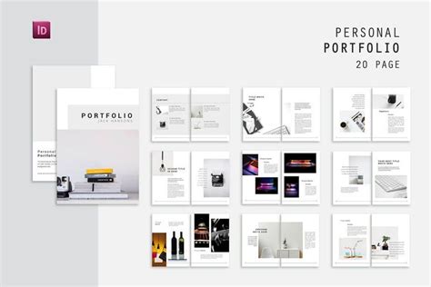 Title Personal Portfolio Personal Portfolio Indesign Magazine Templates Magazine Template