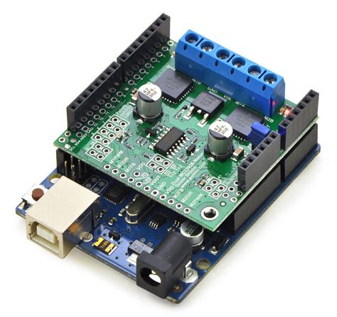 Pololu Dual Mc33926 Motor Driver Shield For Arduino