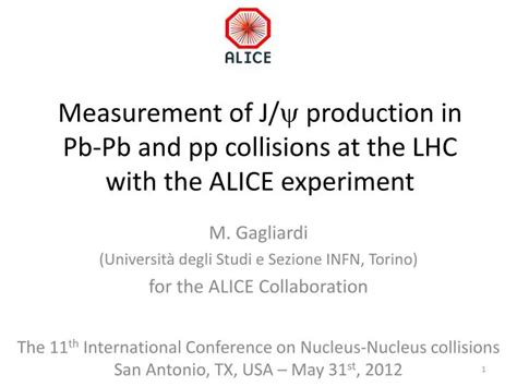 Ppt Measurement Of J Y Production In Pb Pb And Pp Collisions At The Lhc With The Alice