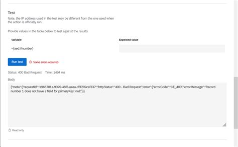 Webserice Test Getting Error 400 Xm Community