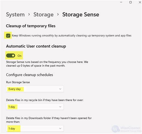 How To Free Up Disk Space Everyday With Windows Storage Sense