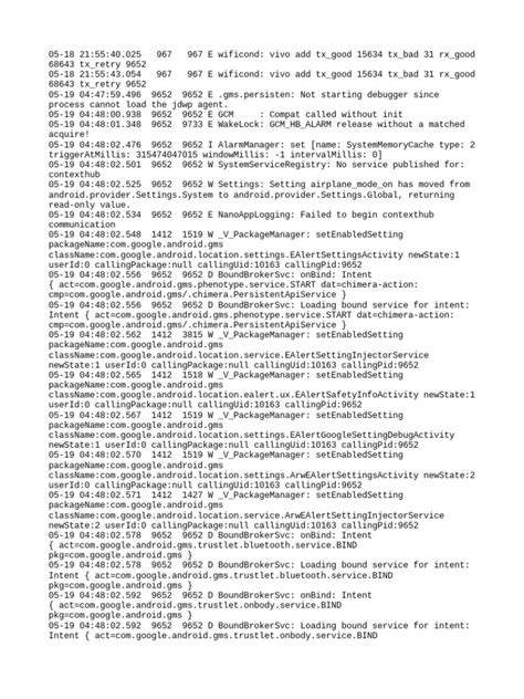 Log Pdf Operating System Technology Software