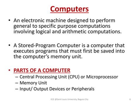 Eceslu Microprocessors Lecture Pptx Computing Technology And Computing