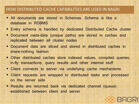 Bagri Technical Overview Ppt