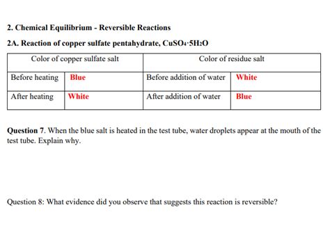 Answered 2 Chemical Equilibrium Reversible… Bartleby