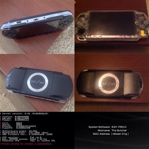 CFW Installed And External Mods Done To My PSP R PSP