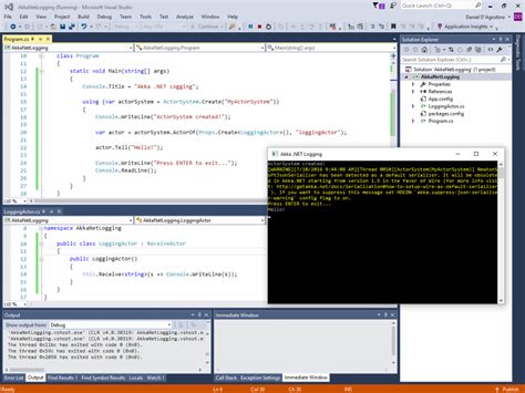 Actor Logging With Akka NET Gigi Labs