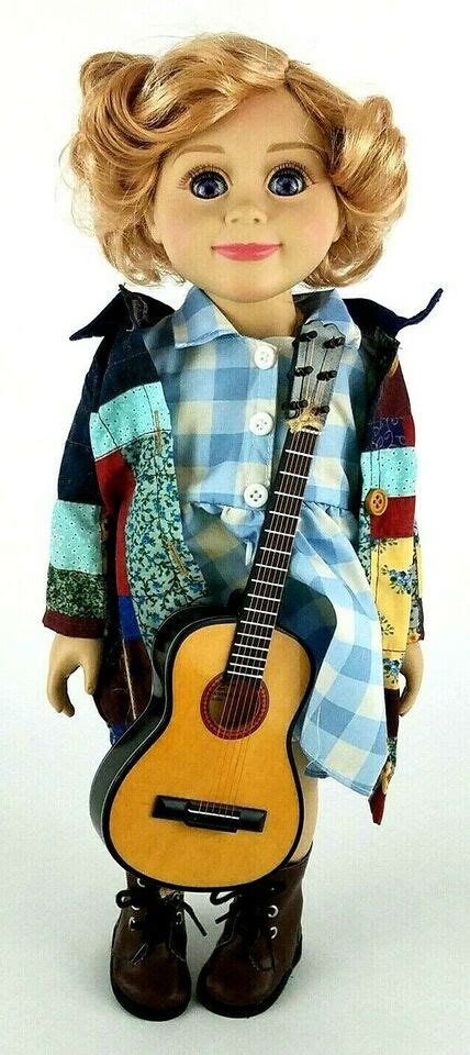 Dolly Parton Coat Of Many Colors Doll And Guitar 18 Dollywood