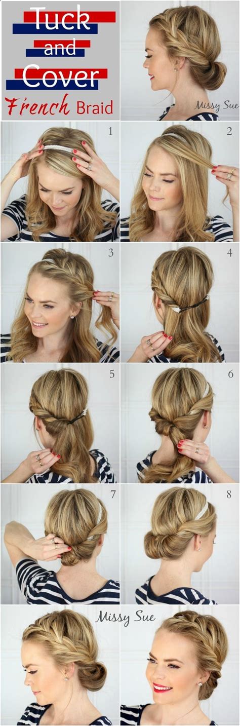 10 Fabulous French Braid Updo Hairstyles Pretty Designs