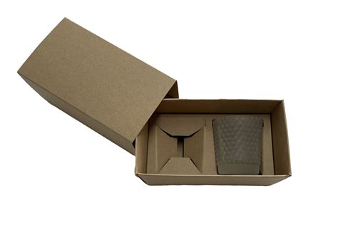 Votive Candle Box In Kraft To Fit 2 X 9cl Candles Horizontally Naked