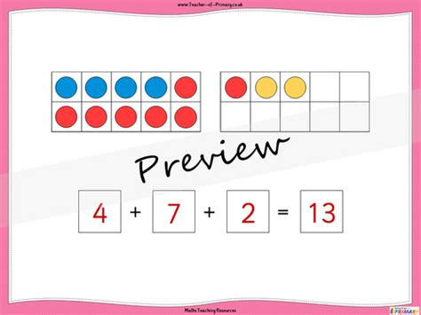 add three 1 digit numbers year 2 teaching resources