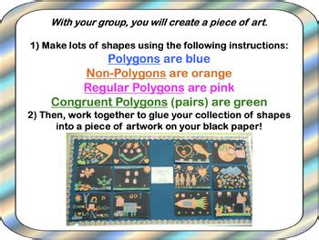Polygons Congruent Regular And Non Polygons Polygon Sort Geometry Art Project