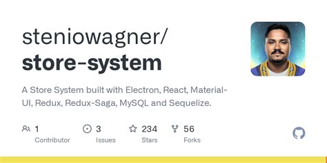 Github Steniowagnerstore System A Store System Built With Electron React Material Ui
