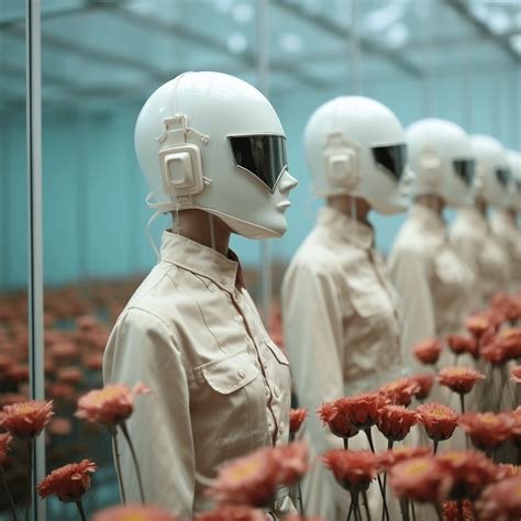 Visually Pleasing Yet Disturbing Humanoids From A Dystopian Future Rmidjourney