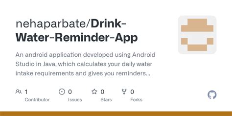 GitHub Nehaparbate Drink Water Reminder App An Android Application Developed Using Android