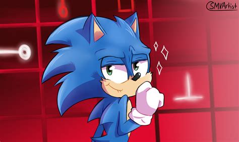 Sonic Redraw By Smvartist On Deviantart
