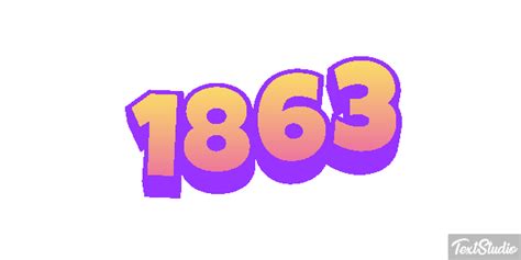 1863 Número Diseños De Logotipos  Animados