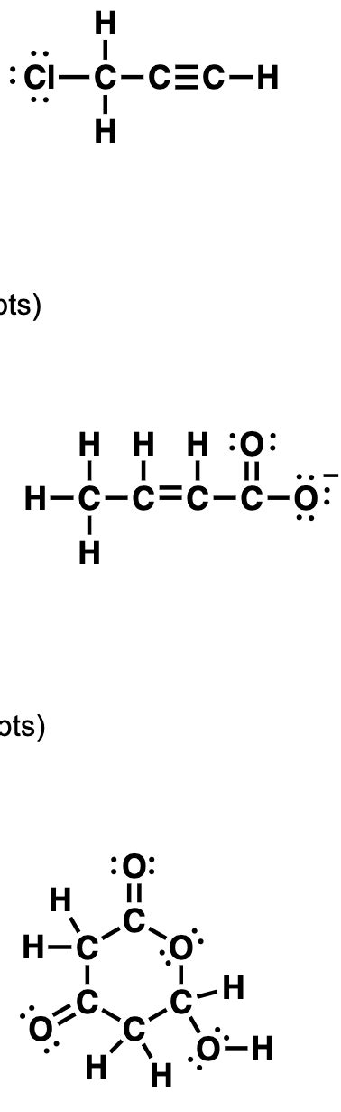 Solved Draw Skeletal Structures For The Above Compounds