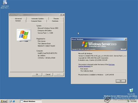 Microsoft Windows Server 2003 R2 5237901909 The Collection Book