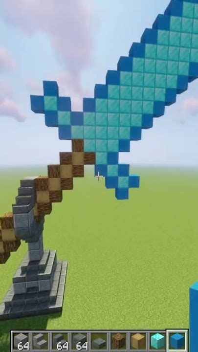 Minecraft Sword Statue Tutorial ⚒️ Youtube