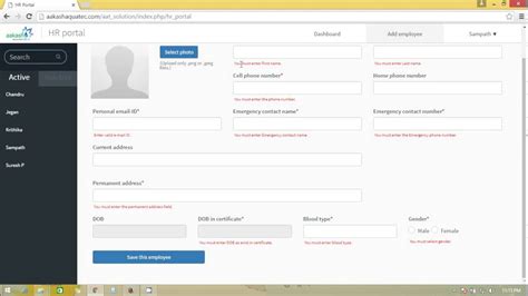 Employee Management System Project Youtube