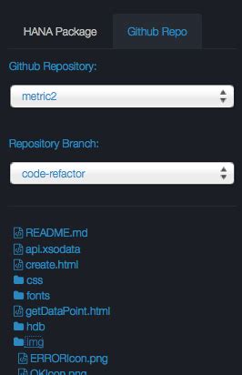 Git HANA A Free Open Source Github Client For SAP HANA