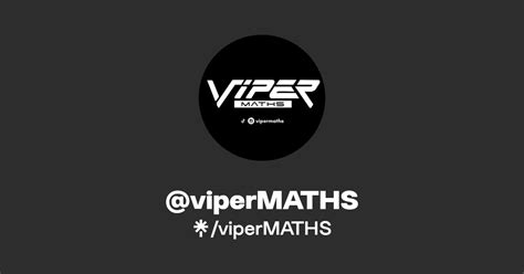 Vipermaths Instagram Tiktok Linktree