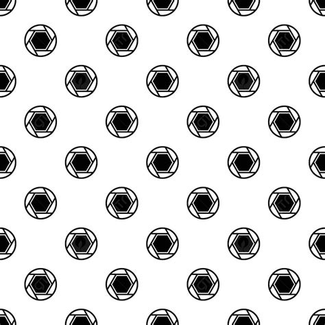 Close Objective Pattern Seamless In Simple Style Vector Illustration Background In Optical